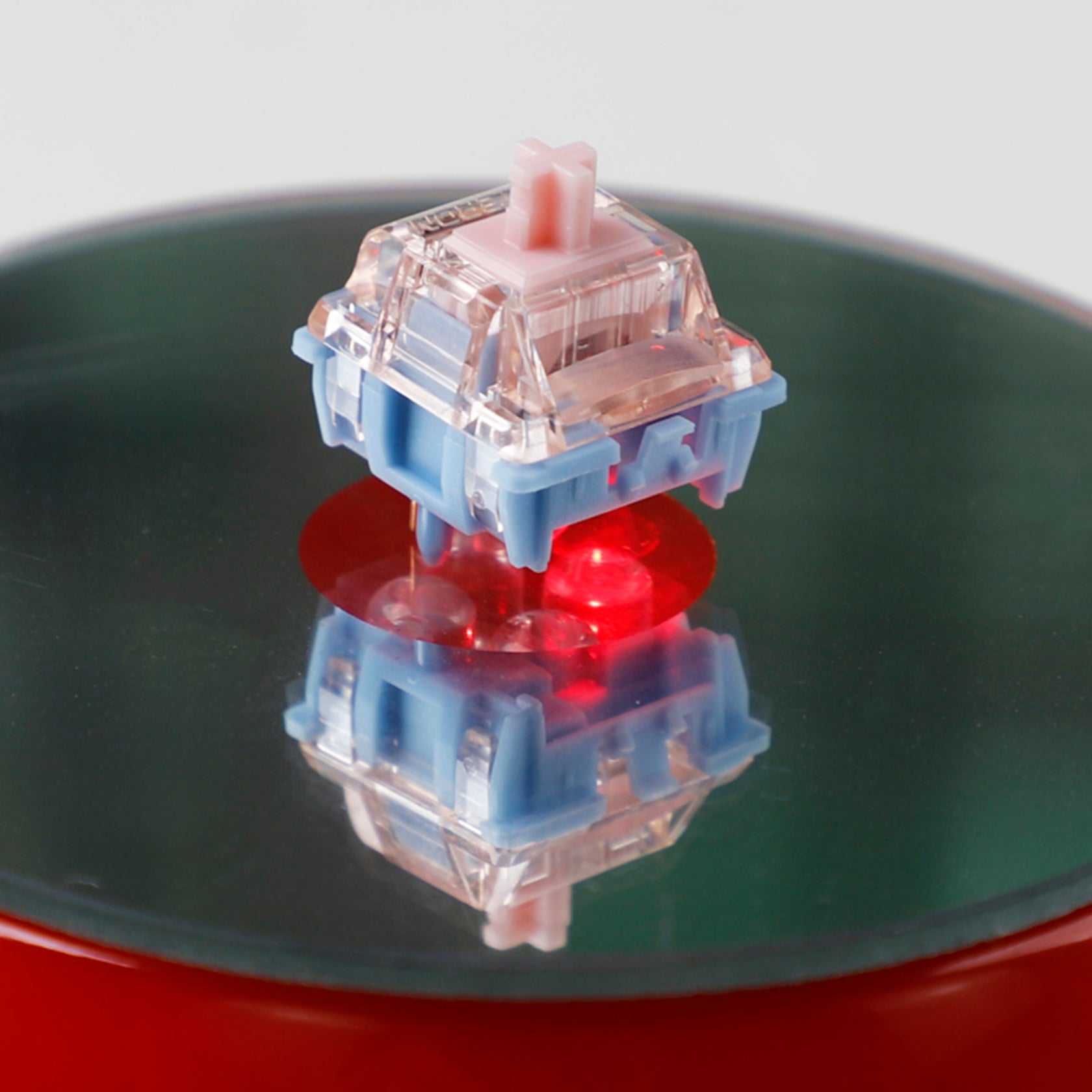 GATERON SMD RGB DIY Mechanical Keyboard 5-Pin Clicky Dual-rail Click P ...