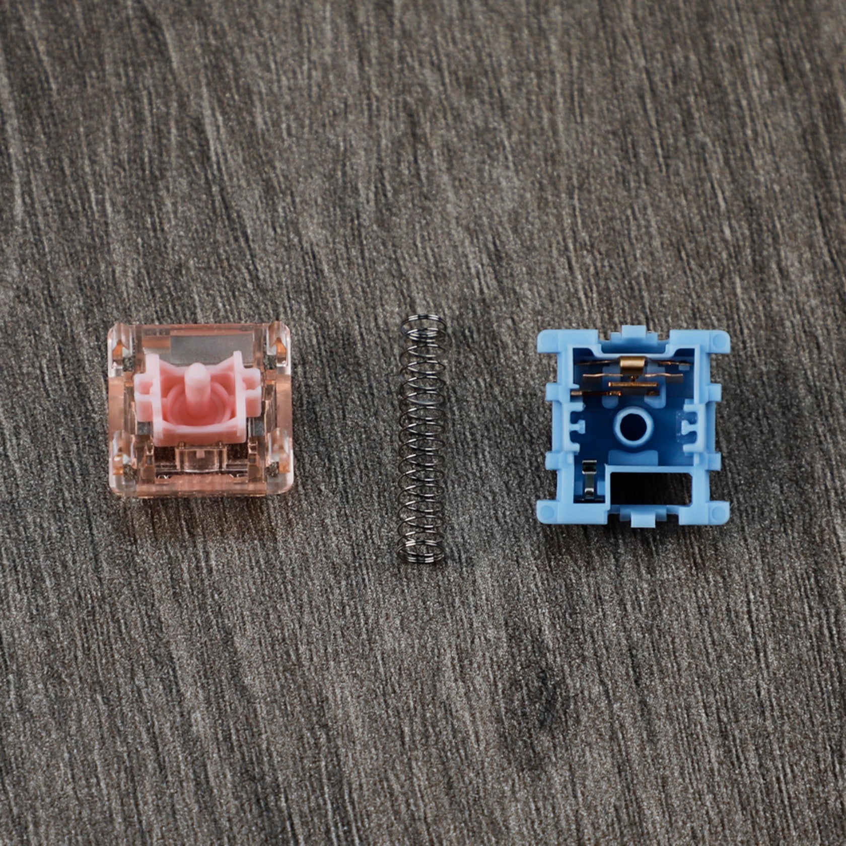 GATERON SMD RGB DIY Mechanical Keyboard 5-Pin Clicky Dual-rail Click P ...