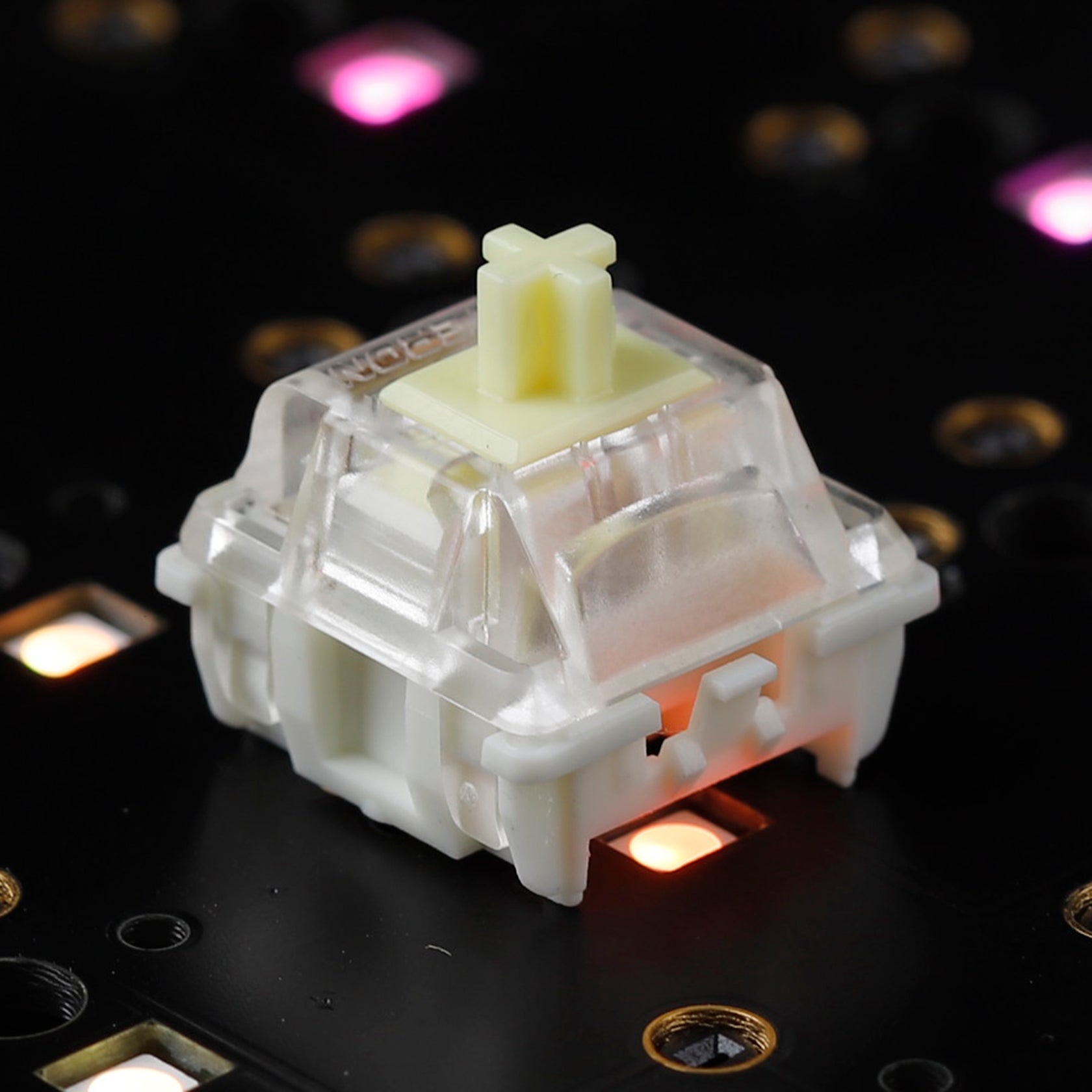 Gateron Jupiter Banana Red Switch 3 Pin SMD Pre-lubed RGB Customized D ...