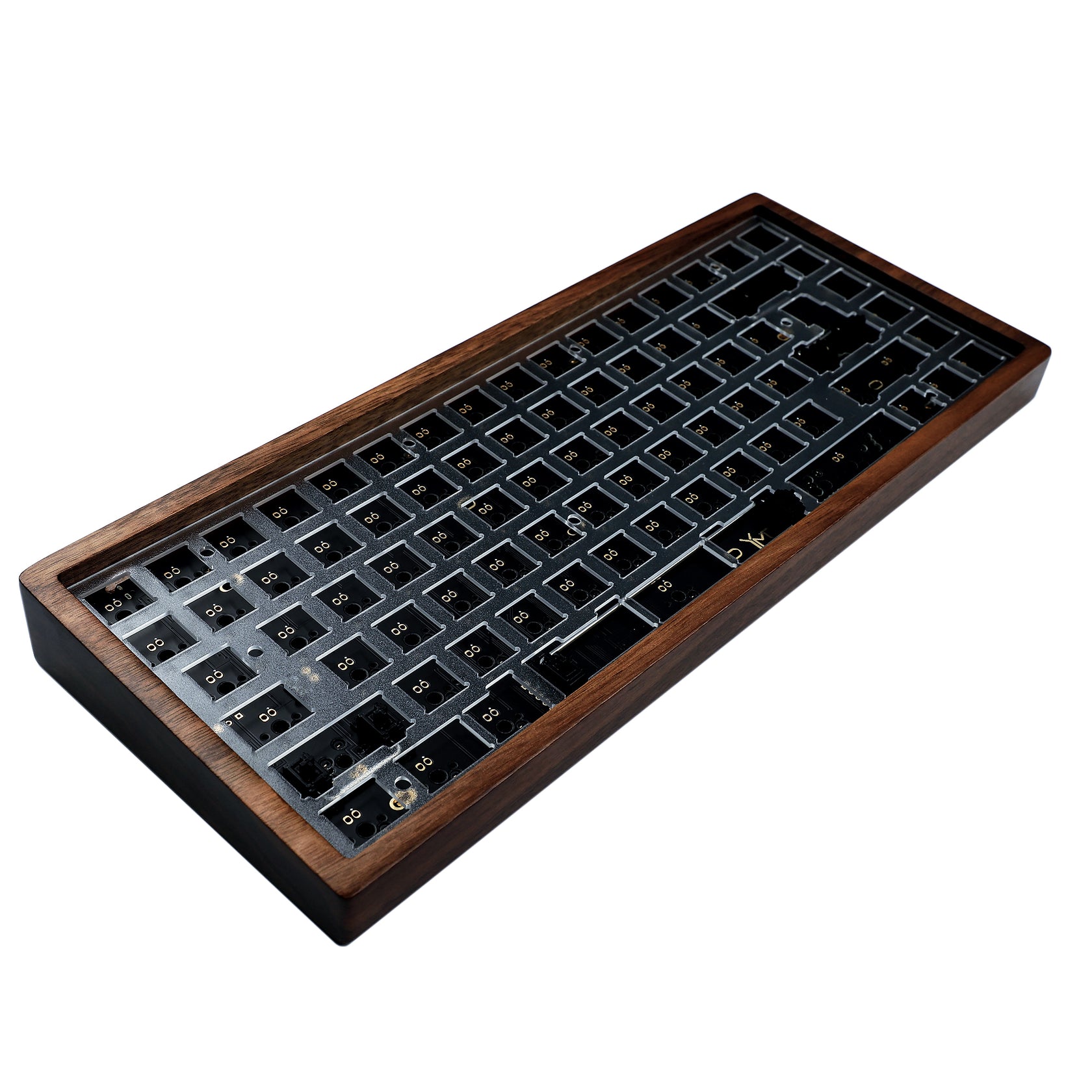 YMD-75% 84 Wood Kit(Standard QMK YMD-75% 84 V3 Hotswap Kit/ANSI And IS ...